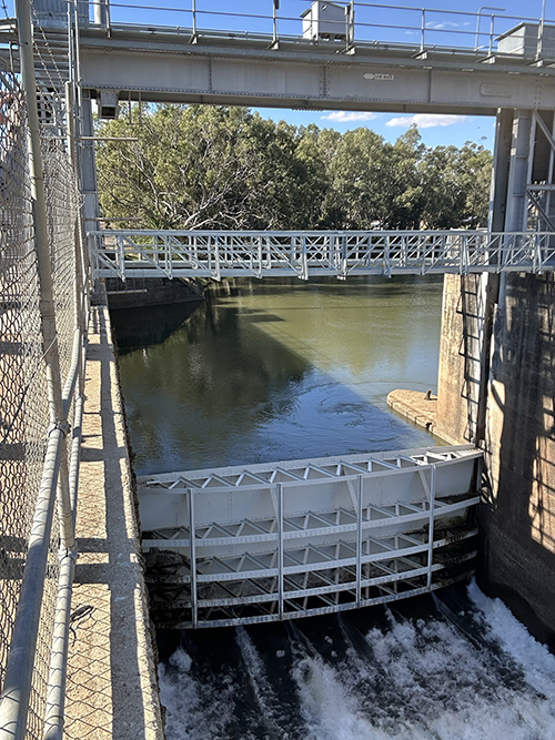 Berembed Weir gates to undergo important maintenance - WaterNSW